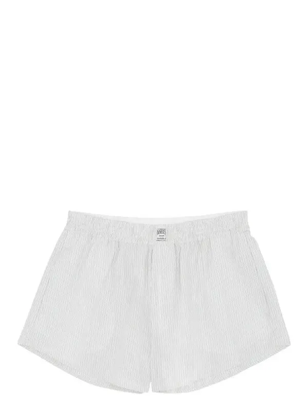 MAISON MARGIELA Striped Shorts - White