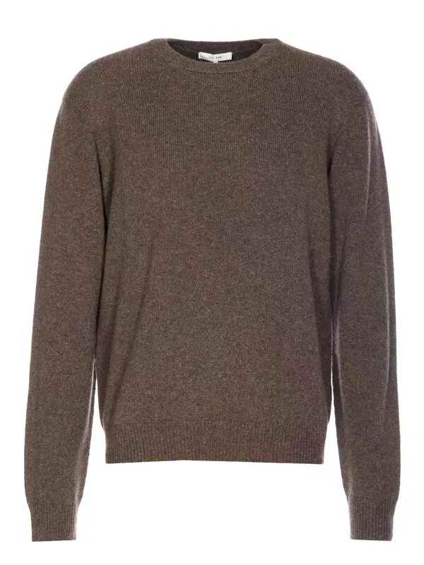 THE ROW Crew-neck Long-sleeve Sweater - Brown