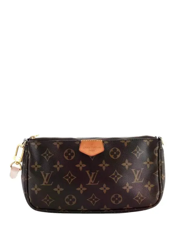 LOUIS VUITTON Multi Pochette Accessoires Monogram Canvas Crossbody Bag - Brown