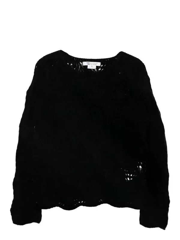 Comme Des Garçons Knitted Top - Black