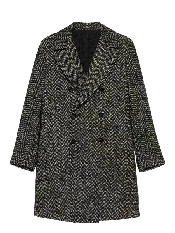 Tagliatore Arden Double-breasted Coat - Black