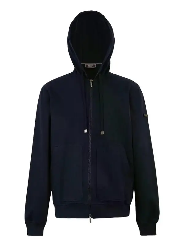 Peserico Zip-up Hoodie - Blue