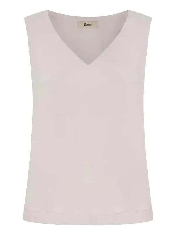 Herno Resort V-neck Top - Neutrals