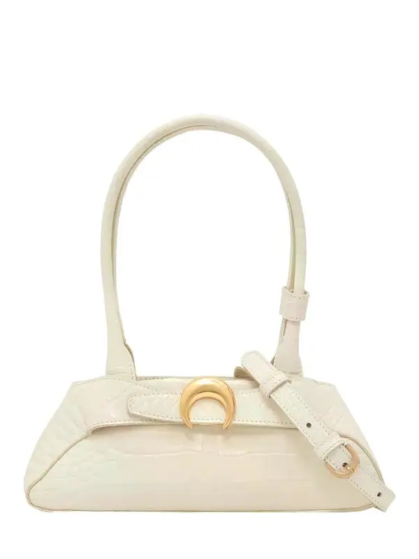 MARINE SERRE Mini Aurora Tote Bag - White