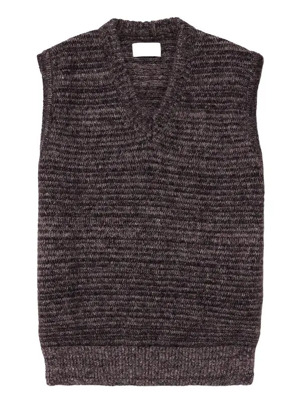 Oliver Spencer Graves Knitted Vest - Black
