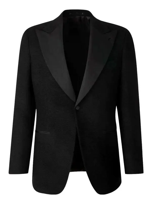ATELIER MUNRO Peaked-lapel Jacket - Black