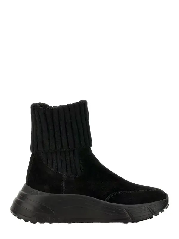 Hogan 65mm H669 Ribbed Chelsea Boots - Black