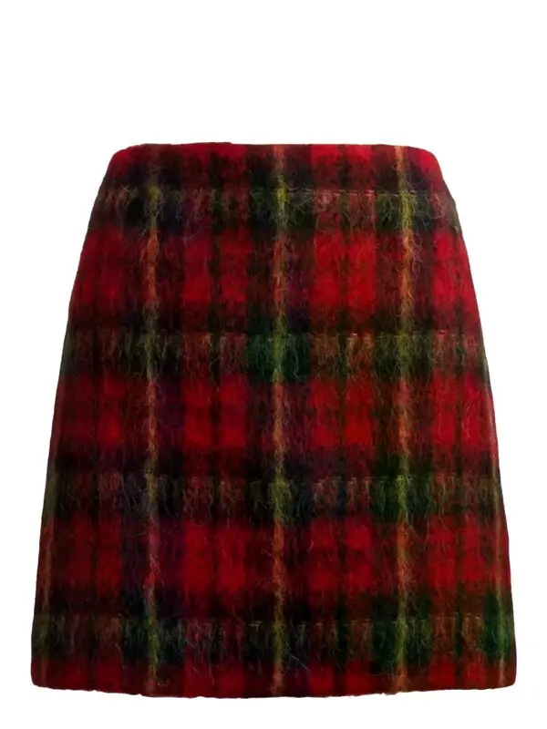 Ralph Lauren Tartan Mini Skirt - Red