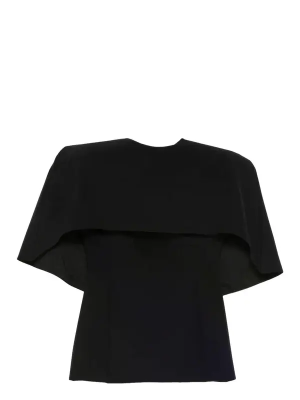 AXEL 113 Cape Detailed Top - Black