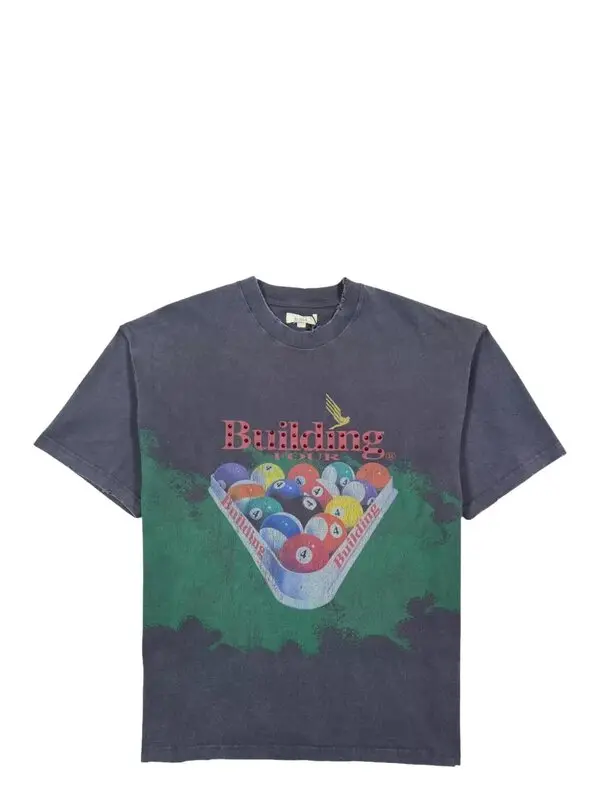 BLDG4 Billiard Graphic T-shirt - Grey