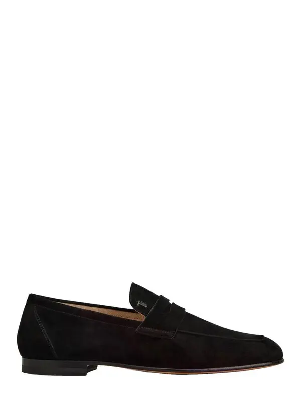 TOD'S Suede Loafers - Black