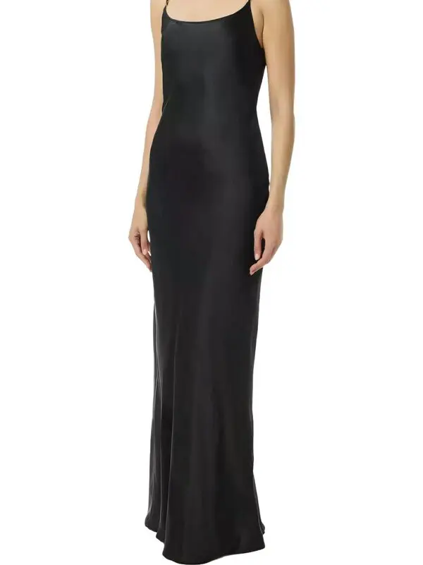 Elisabetta Franchi Chain-strap Maxi Dress - Black