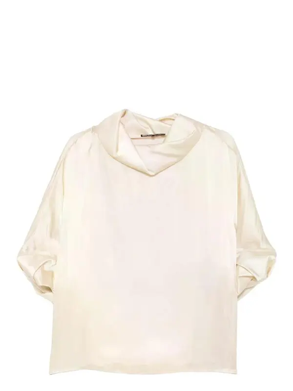 Rochas Cowl-neck Blouse - Neutrals