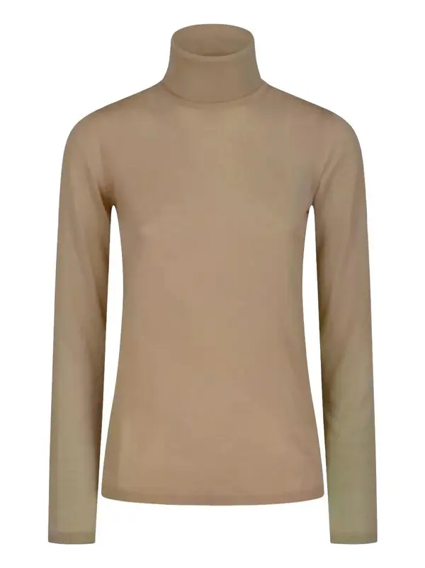 Max Mara Long-sleeve Roll-neck Sweater - Neutrals