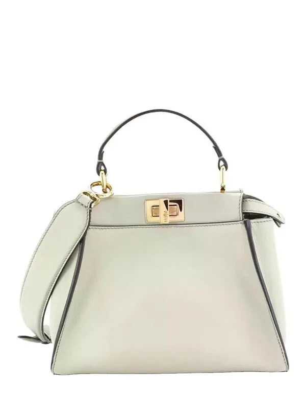 Fendi Peekaboo Iconic Mini Satchel - Green