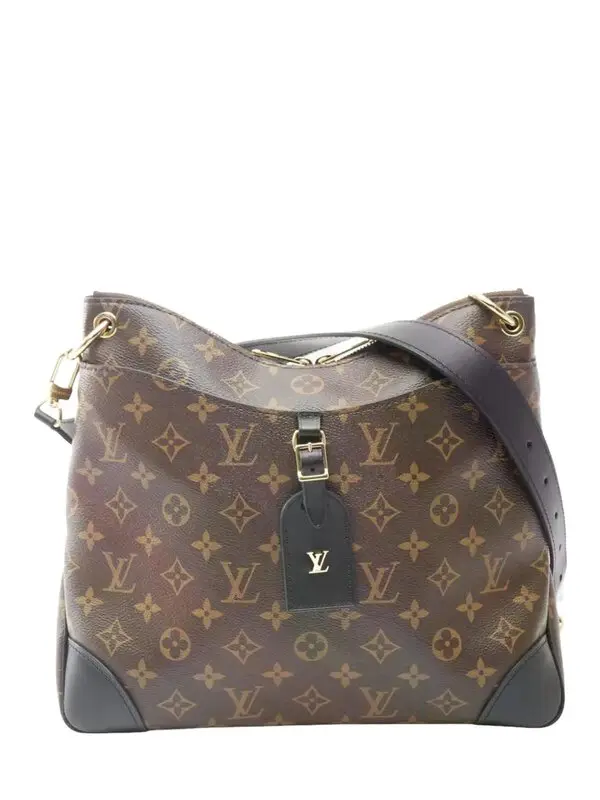 LOUIS VUITTON 2021-2025 Monogram Odeon Mm Crossbody Bag - Brown