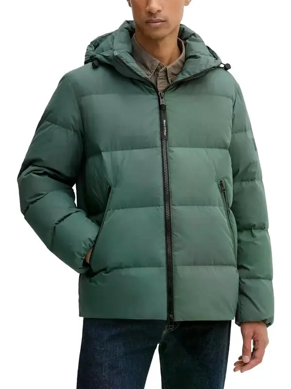 Marc O'polo Padded Hoodie Jacket - Green