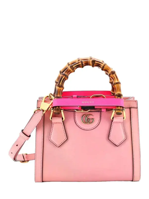 Gucci Diana Nm Bamboo Handle Mini Tote - Pink