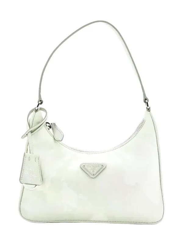 Prada Re-edition 2005 Tessuto Mini Hobo Bag - Green