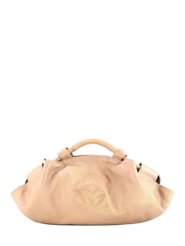 Loewe Aire Leather Hobo Bag - Gold