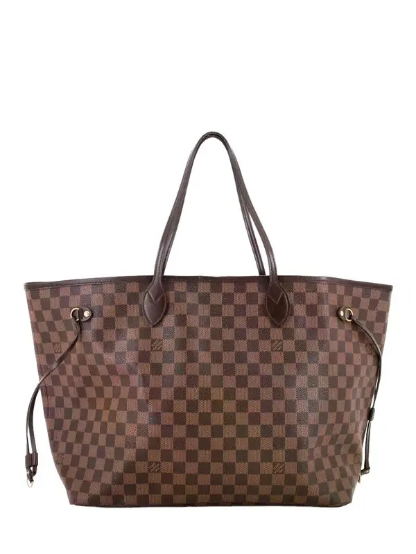 LOUIS VUITTON Neverfull Damier Gm Tote Bag - Brown