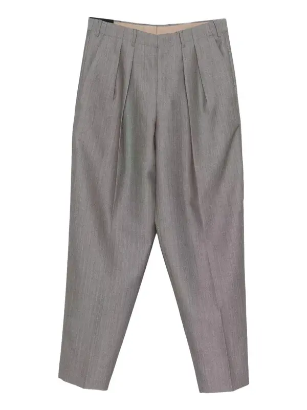 PT TORINO Pleated Trousers - Grey
