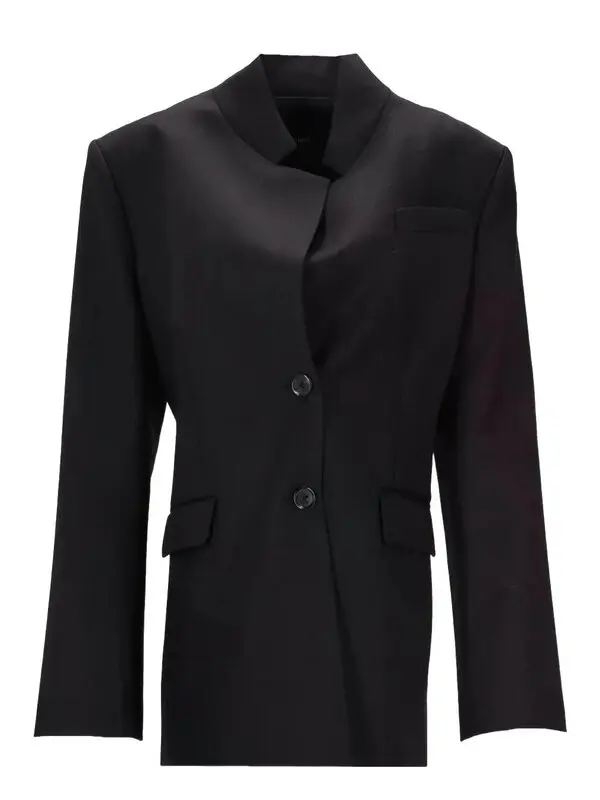 Pinko Button Blazer - Black
