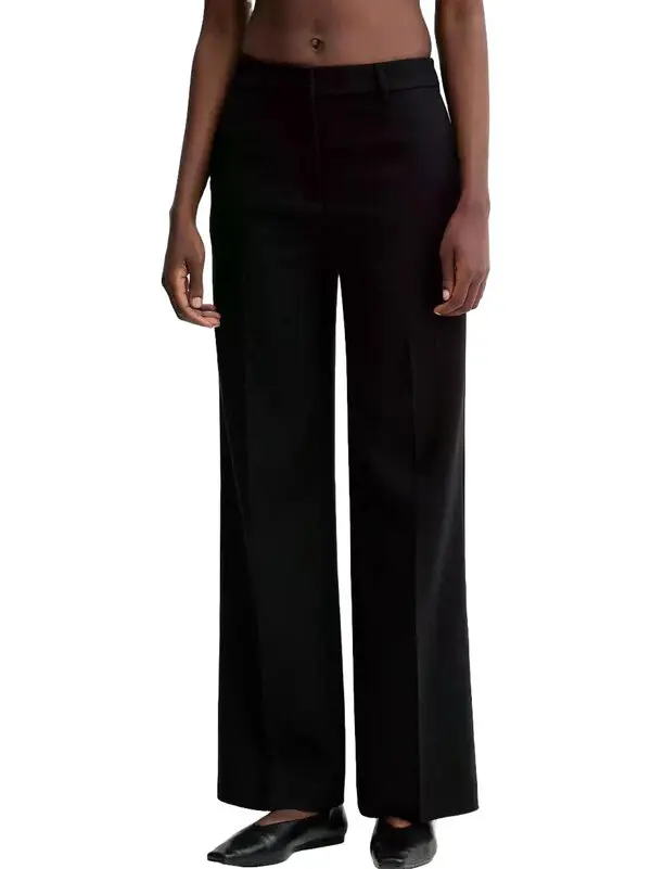 SESSUN Wide-leg Trousers - Black