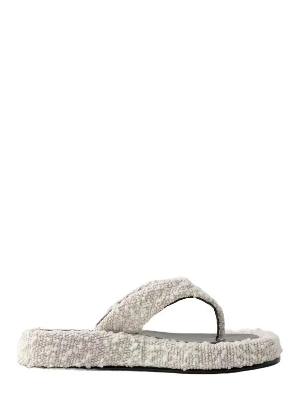 Manière De Voir 40mm Rosalie Boucle Plaque Flatform Sandals - Neutrals