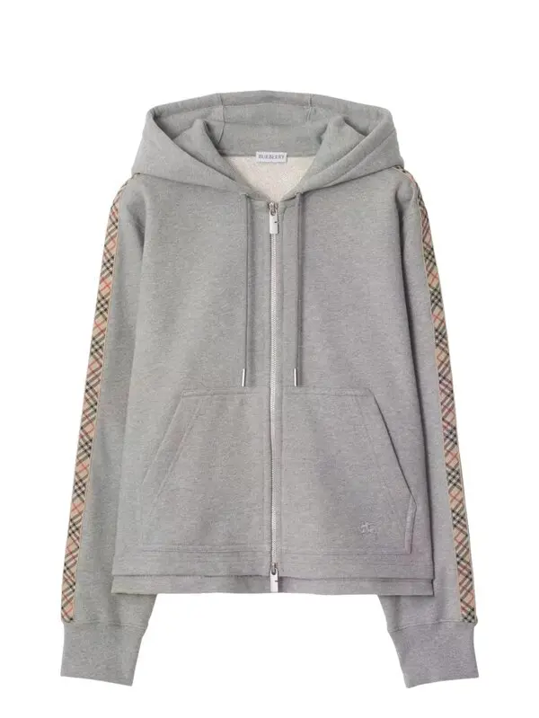 Burberry Zip-up Hoodie - Grey