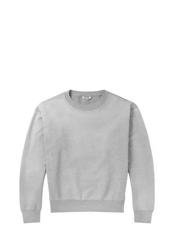 Auralee Cotton-jersey Sweatshirt - Gray