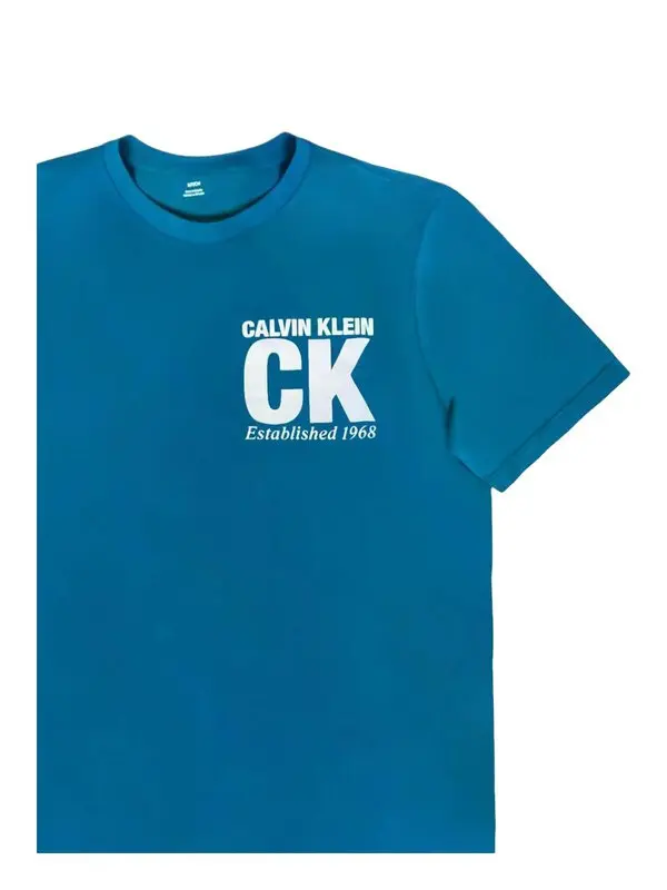 Calvin Klein Logo-print T-shirt - Blue