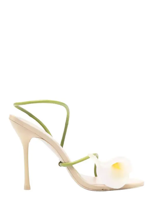 Cult Gaia 110mm Cassidy Stiletto Sandals - Green