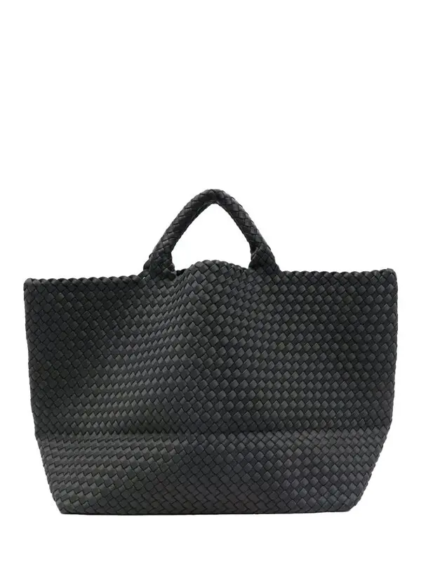 NAGHEDI Large St. Barths Woven Tote Bag - Black
