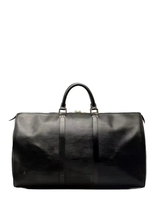 LOUIS VUITTON 1993 Epi Keepall 50 Travel Bag - Black