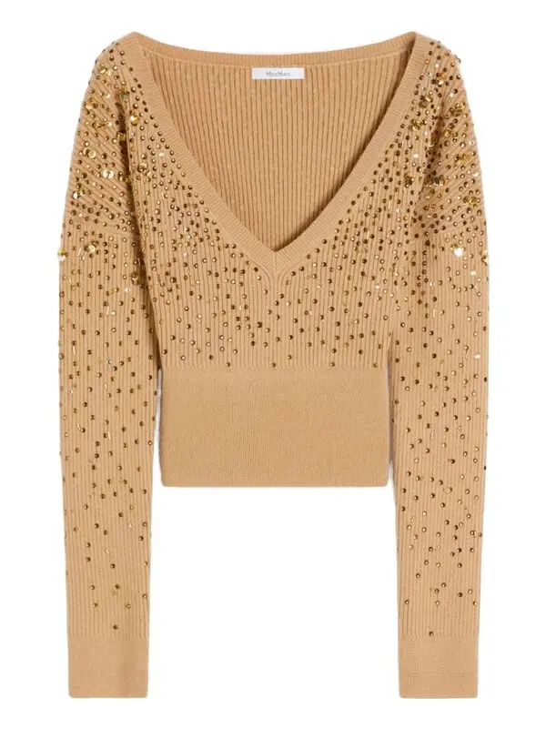 Max Mara Wool And Cashmere Sweater - Camel