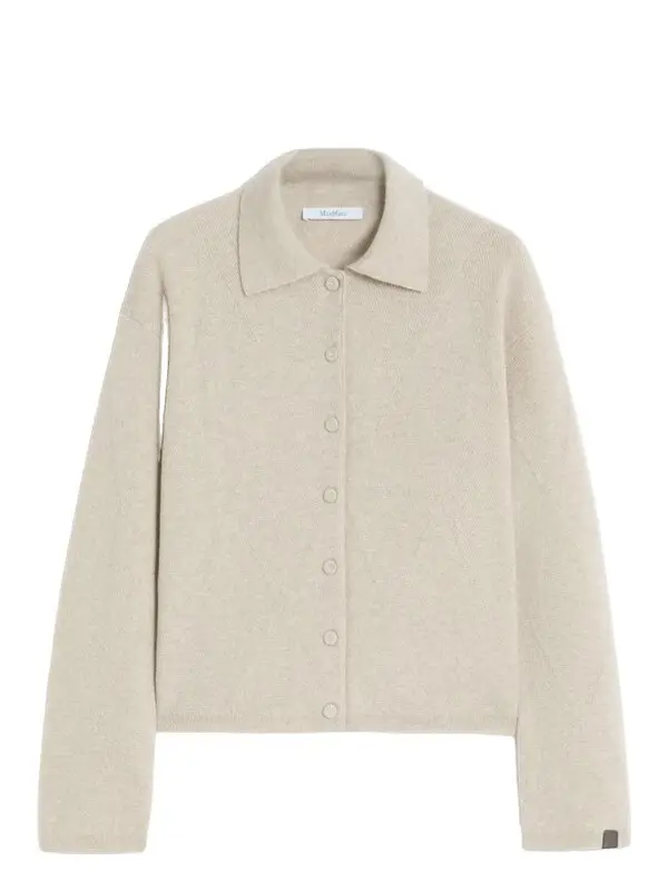 Max Mara Cashmere Knit Cardigan - Beige