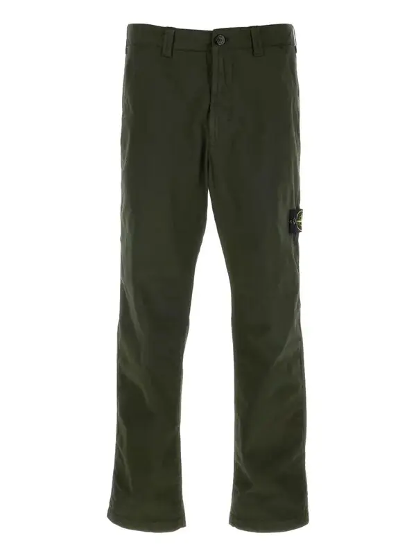 Stone Island Patch-pockets Trousers - Green