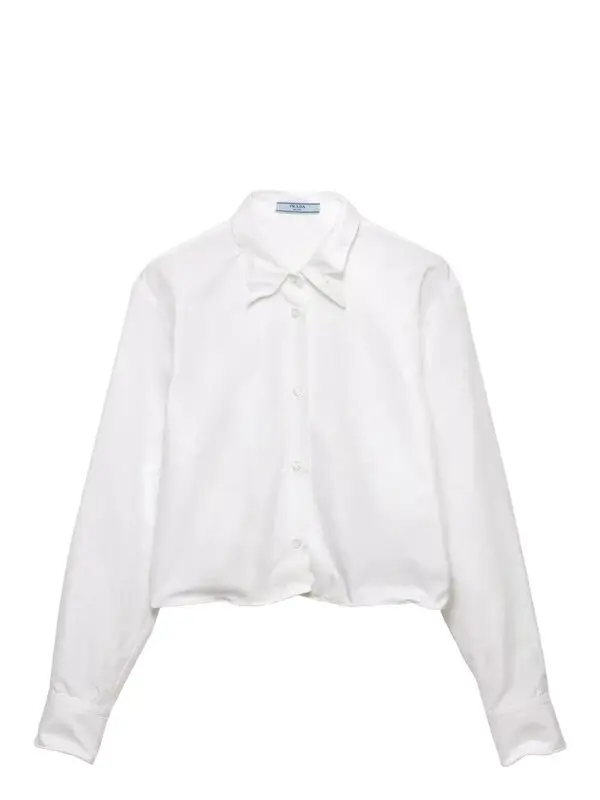 Prada Pointed-collar Shirt - White