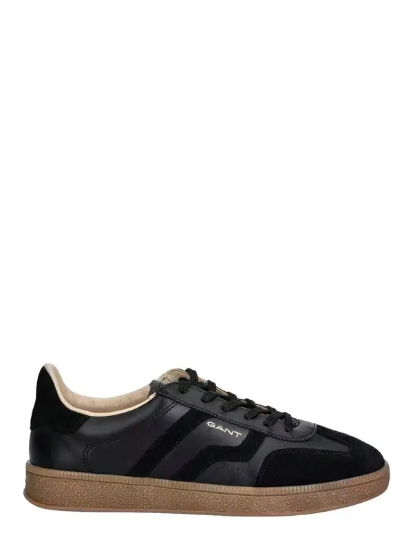 Gant Panelled Low Top Sneakers - Black