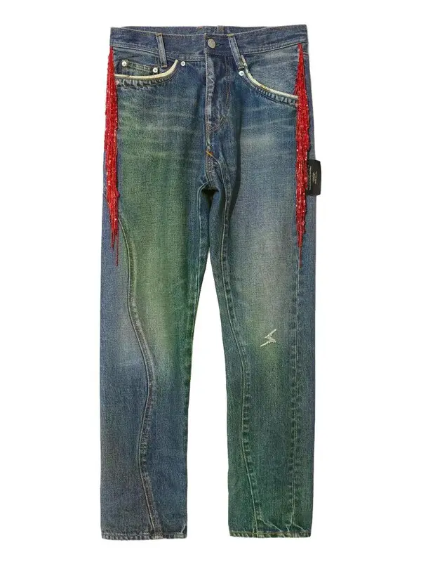 UNDERCOVERISM Beaded Trousers - Blue