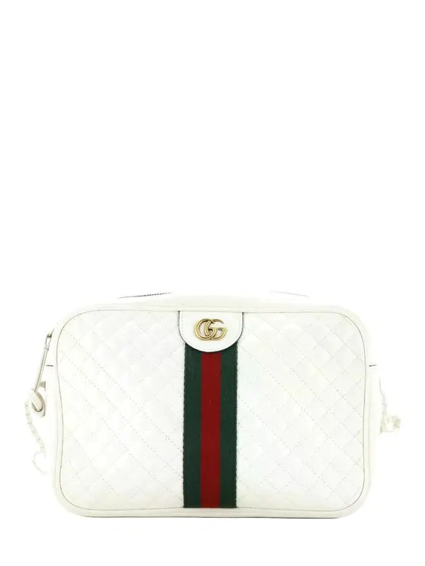 Gucci Trapuntata Camera Crossbody Bag - Neutrals