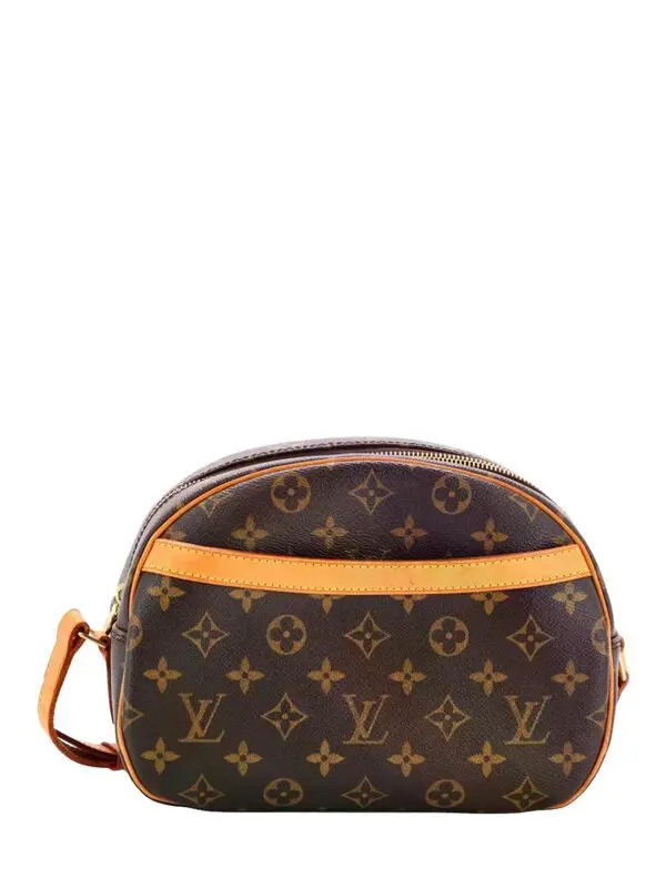LOUIS VUITTON Blois Handbag Monogram Canvas Crossbody Bag - Brown