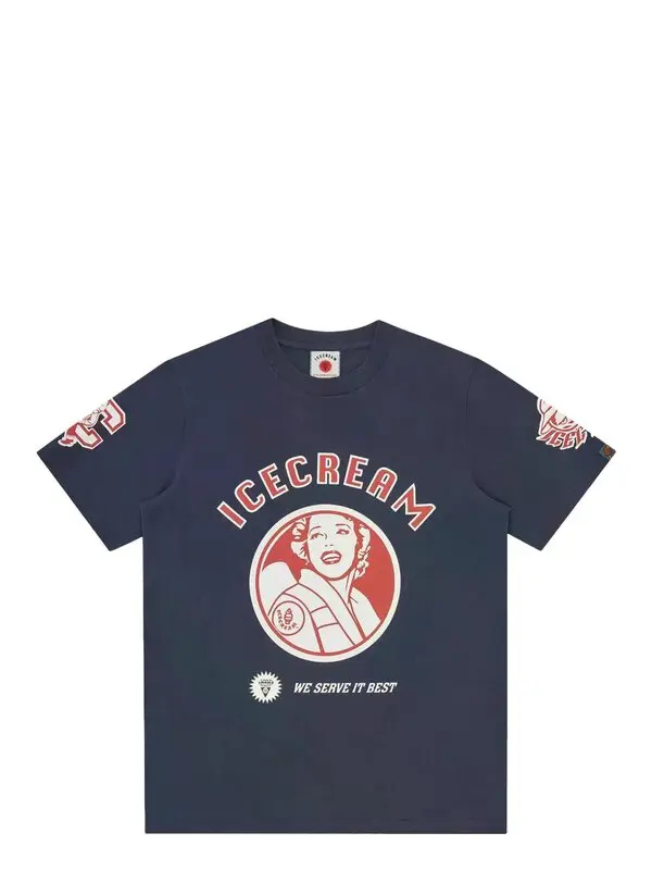 ICECREAM Graphic-printed Short-sleeved T-shirt - Blue