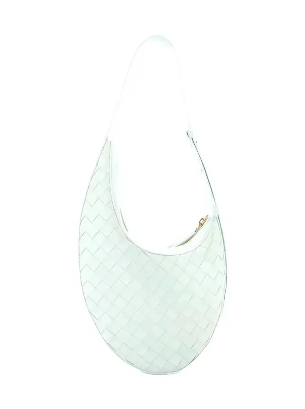 Bottega Veneta Intrecciato Nappa Small Shoulder Bag - Green