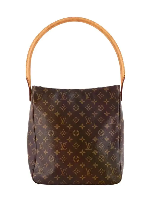 LOUIS VUITTON Looping Handbag Monogram Canvas Gm - Brown