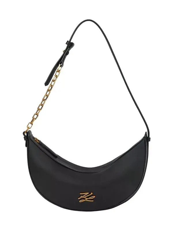 Karl Lagerfeld Small K/autograph Shoulder Bag - Black