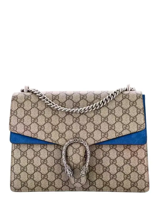 Gucci Dionysus Gg Coated Canvas Medium Shoulder Bag - Blue