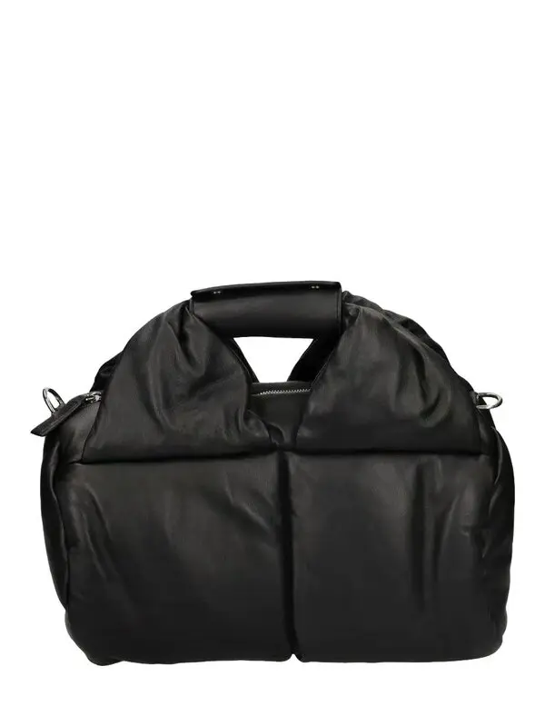 VIC MATIE Panelled Padded Tote Bag - Black