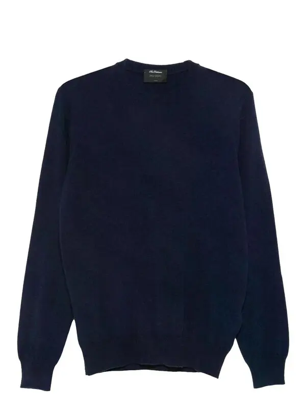 DELL'OGLIO Crew Neck Sweater - Blue